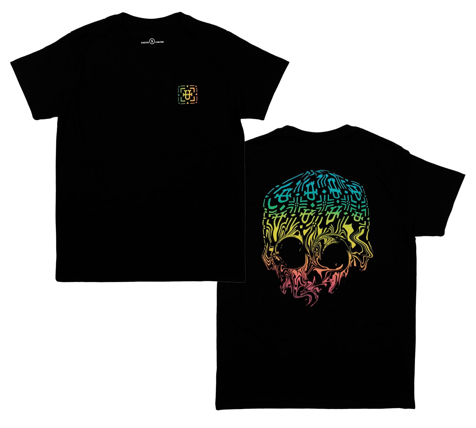 Camiseta Color Drip - Hüeso Limited